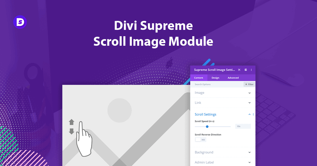 Scroll Image Module – Divi Supreme
