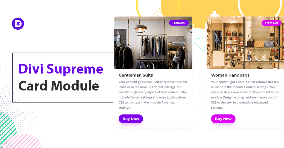 Card Module – Divi Supreme