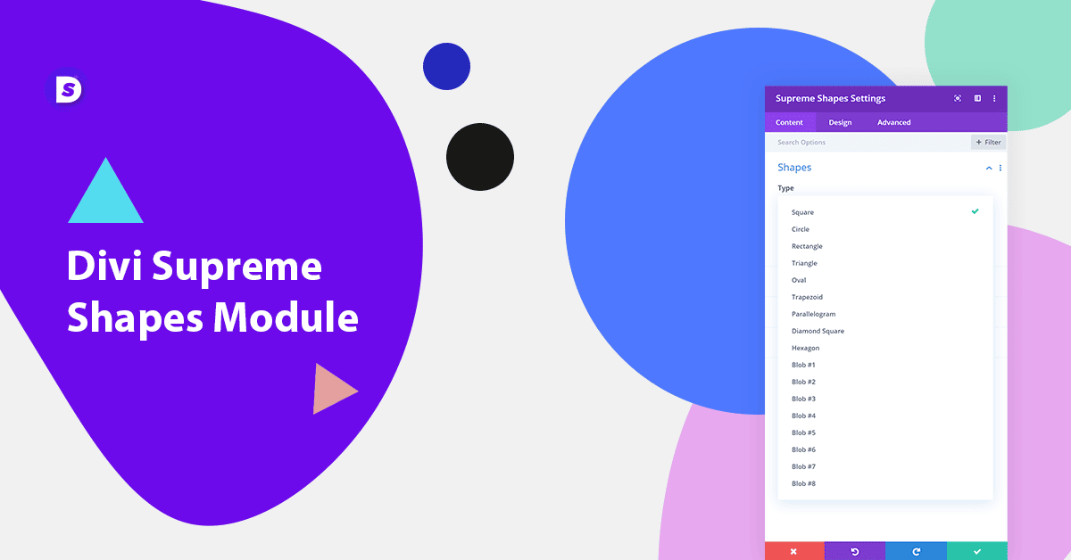 Shapes Module – Divi Supreme