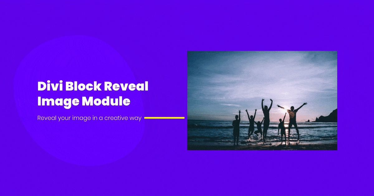 Divi Block Reveal Image Module – Divi Supreme