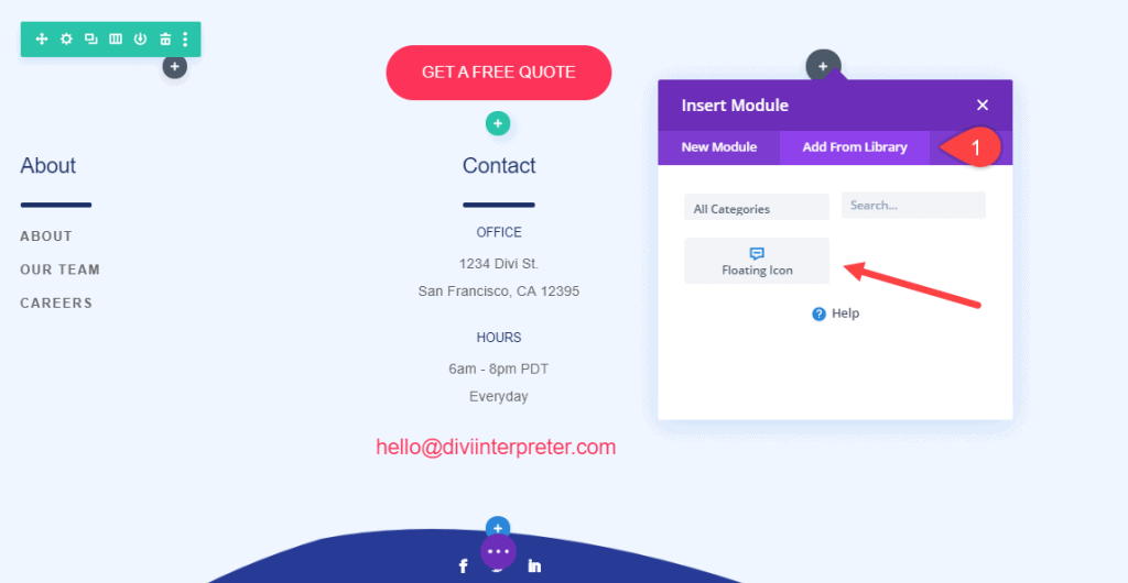 Create a Floating Button with Divi Popup – Divi Supreme