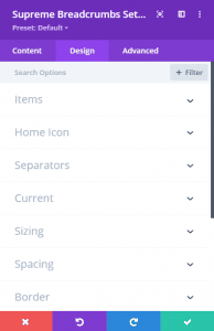 Divi Breadcrumbs Module – Divi Supreme