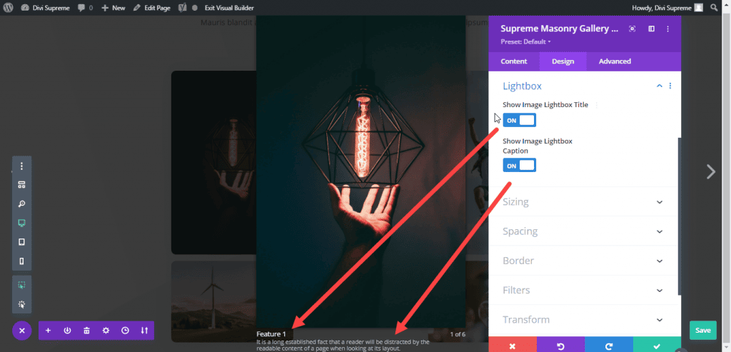 How to Create Masonry Gallery in Divi – Divi Supreme