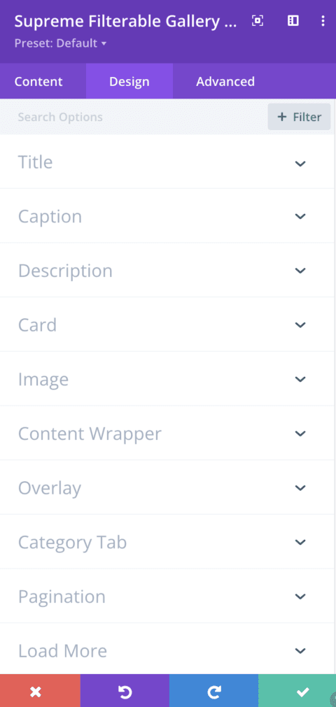 Divi Supreme Filterable Gallery Module – Divi Supreme