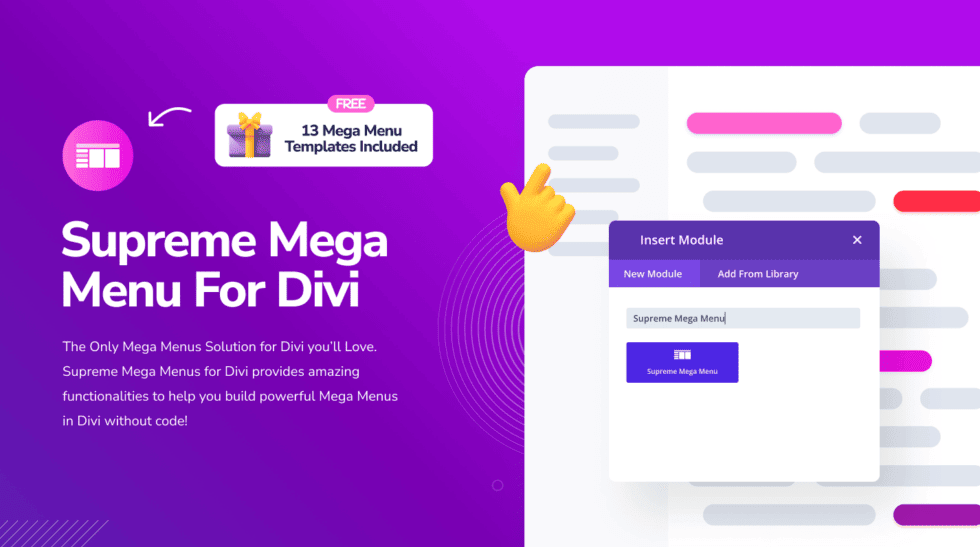 Supreme Mega Menu for Divi – Divi Supreme