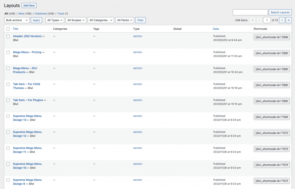 Divi Supreme Library Shortcode Extension – Divi Supreme